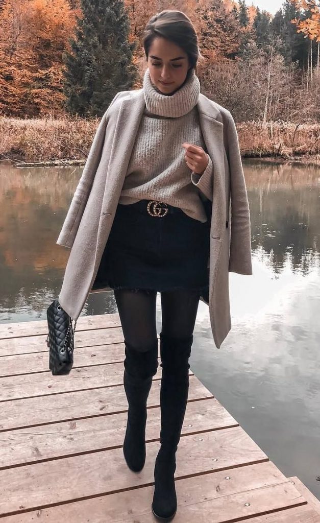 How to Style Skirts in Winter | Lugako